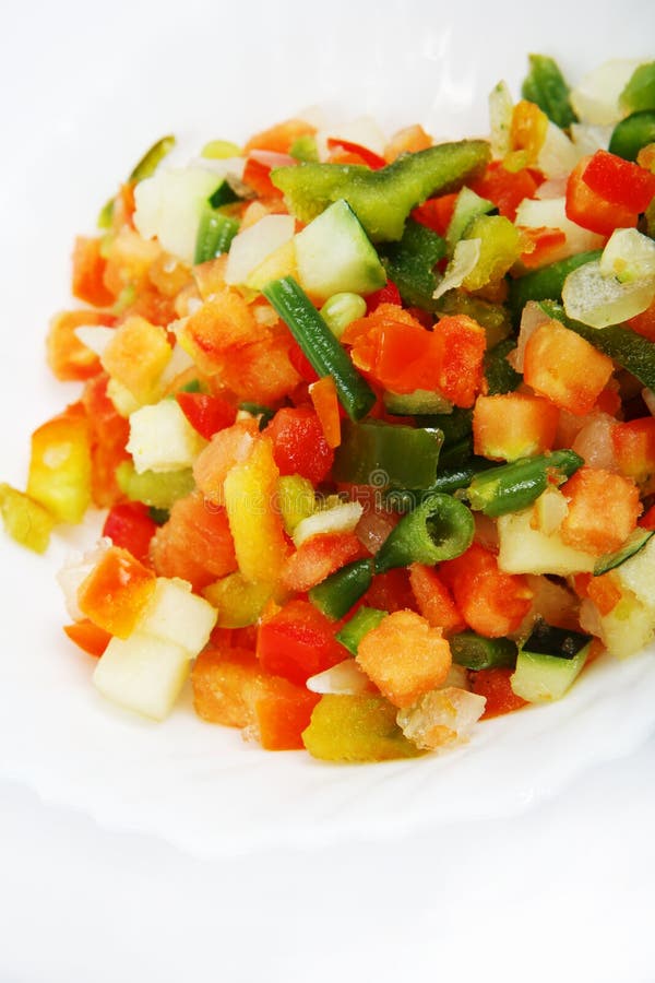 Mixed vegetables dish stock image. Image of paprika, delicious - 33795247