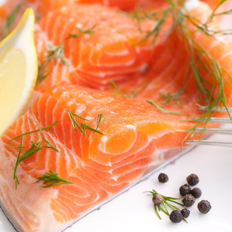 Fresh salmon stock image. Image of samlet, food, fresh - 24594077