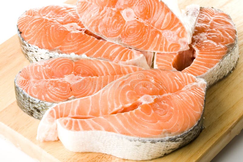 Fresh salmon stock photo. Image of prepared, eating, salmon - 5599816