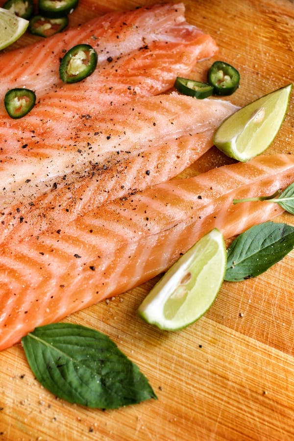 Fresh salmon stock image. Image of gourmet, product, healthy - 33759019