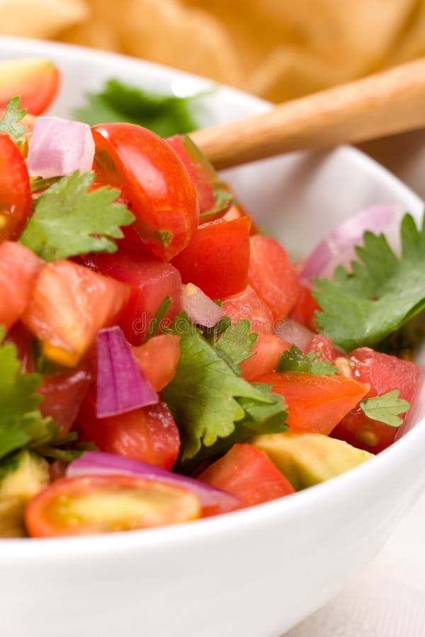Fresh salsa stock image. Image of chili, condiments, refreshment - 6033007