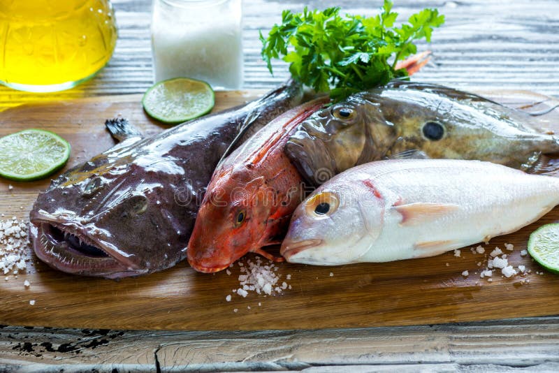 Fresh saltwater fish stock photo. Image of monkfish, freshness - 62060132
