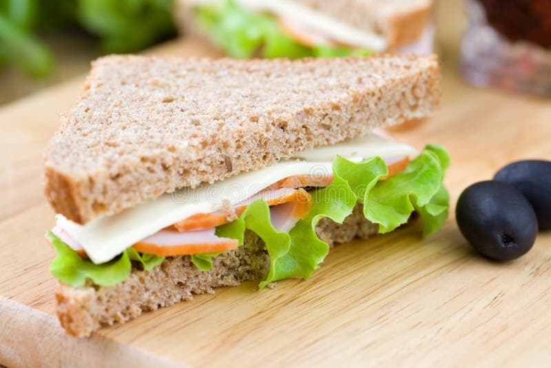 Fresh sandwich stock photo. Image of cuts, fresh, breakfast - 15577474