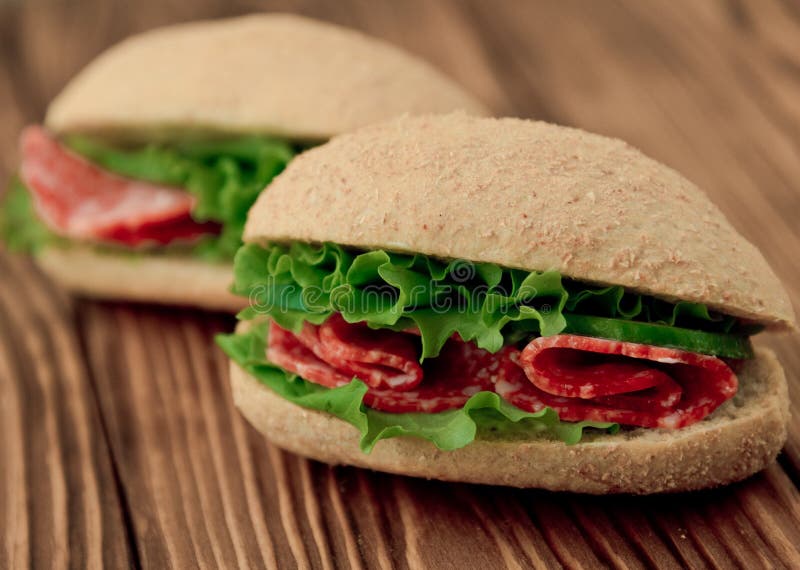 Fresh sandwiches stock photo. Image of food, lunch, gourmet - 72150354