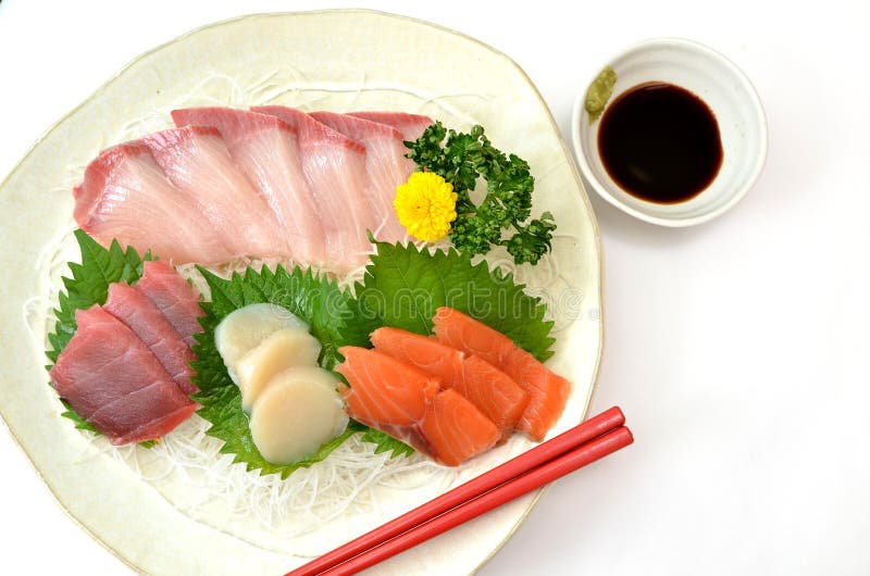 Fresh sashimi stock image. Image of japanese, food, yellowtail - 27420655