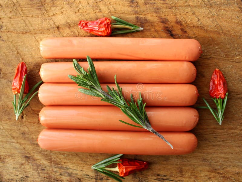 Fresh sausages stock image. Image of cooked, fast, gourmet - 38157951