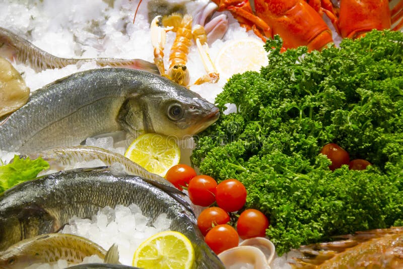 Fresh seafood stock photo. Image of closeup, lobster - 29643264