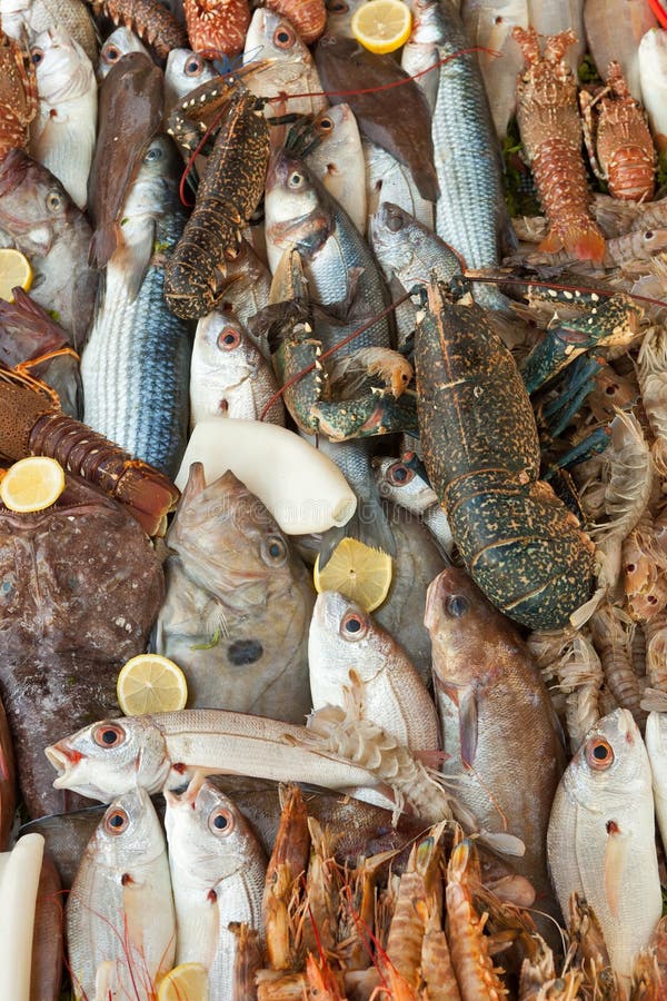 Fresh seafood background stock photo. Image of healthy - 22873904