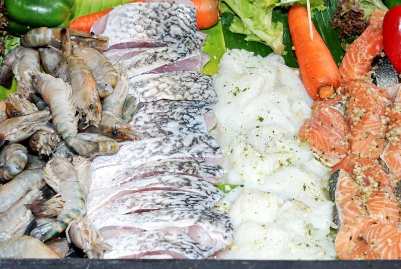 Fresh seafood stock image. Image of meal, seafood, nature - 33917041