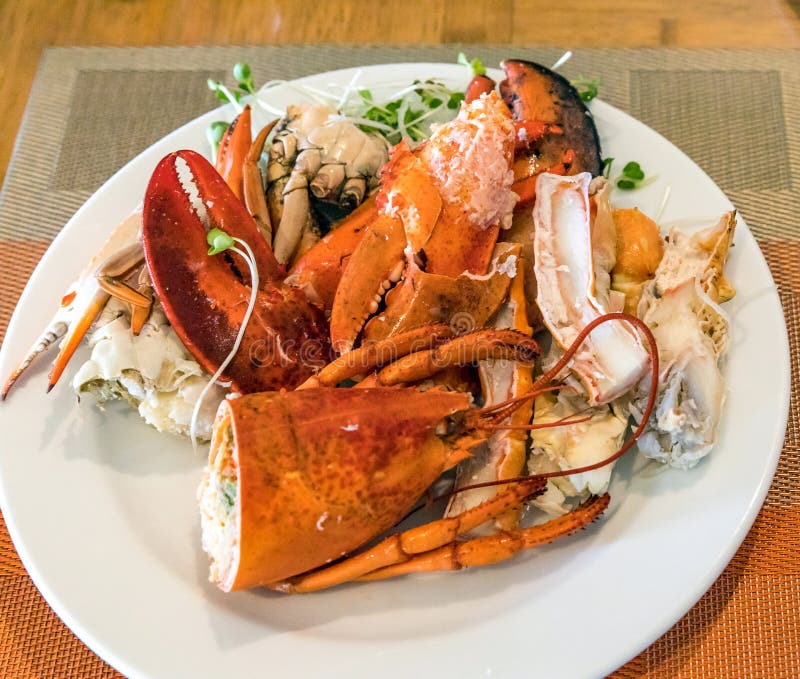 Fresh seafood stock image. Image of food, abundance, meal - 73966375