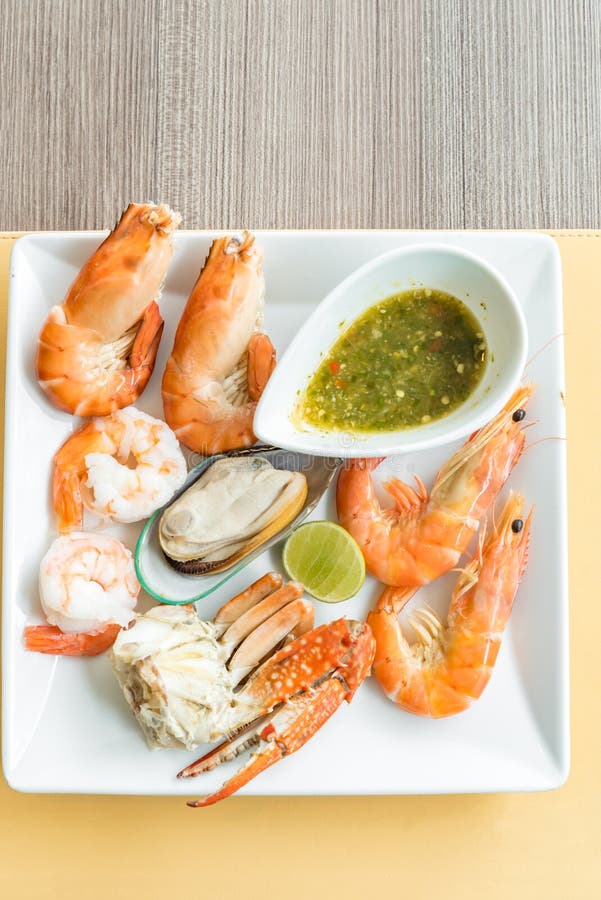 Fresh seafood stock image. Image of food, abundance, meal - 73966375
