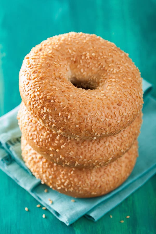 Bagel Breakfast stock image. Image of butter, healthy - 1086437