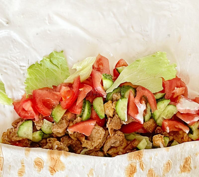 4,630 Fast Food Arabic Shawarma Sandwich Stock Photos - Free & Royalty ...