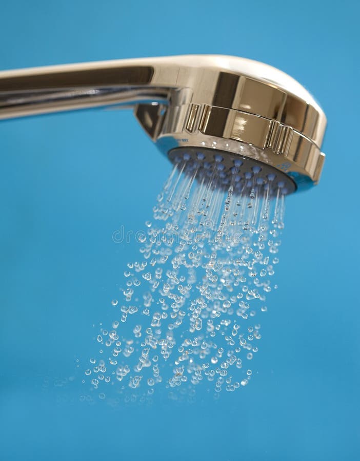 Shower Jets with Soft Water Stock Photo - Image of relaxation, soothes ...