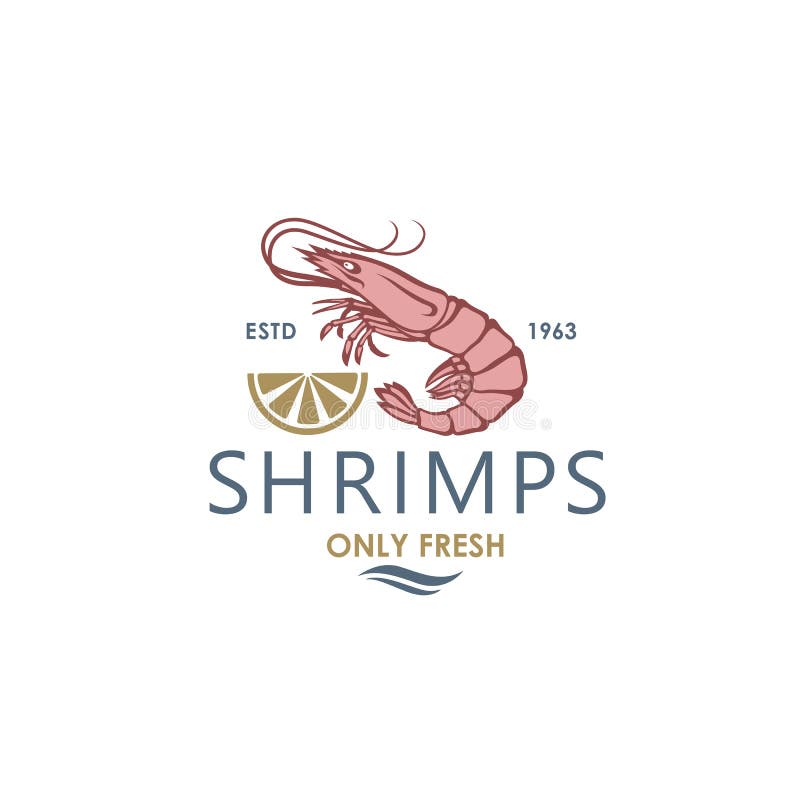 Shrimp Label Template, Seafood Plastic Tray Stock Vector - Illustration ...