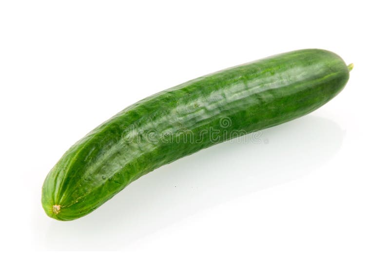Fresh single cucumber stock image. Image of green, vegetarian - 10058993