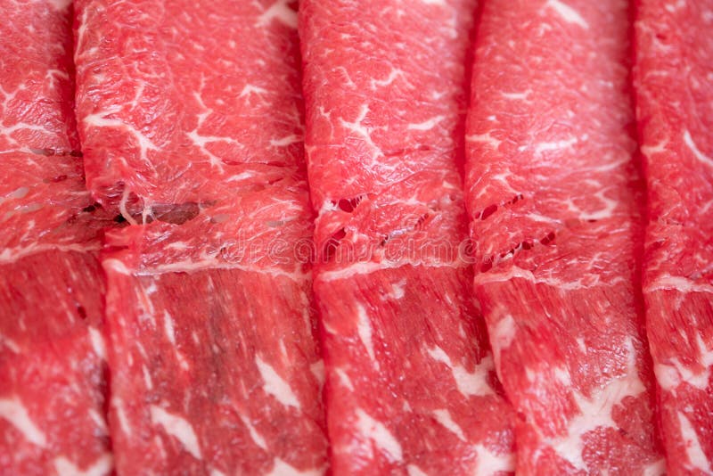 Fresh Slice Beef Meat Texture Background Stock Image - Image of meal ...