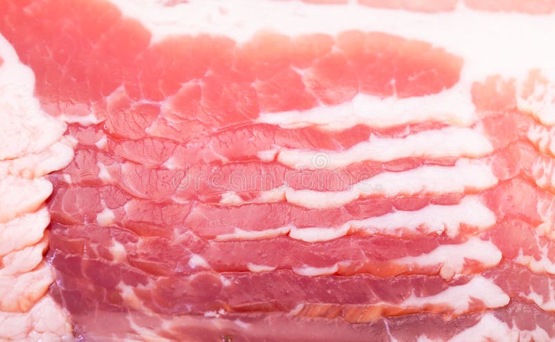 Fresh Sliced Bacon stock image. Image of slice, cooked - 29536725