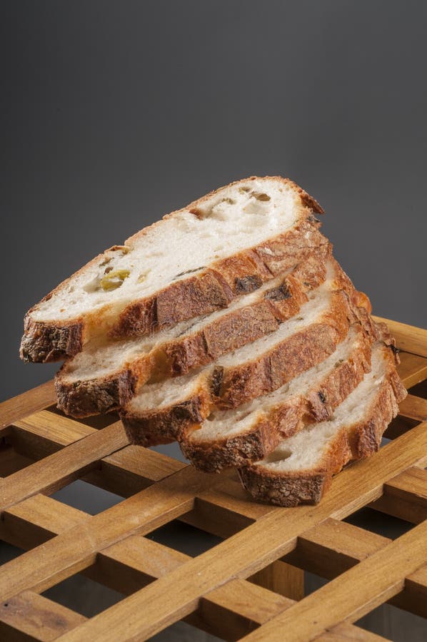 Fresh Sliced Bread Close Up. Stock Image - Image of slice, grain: 46427541