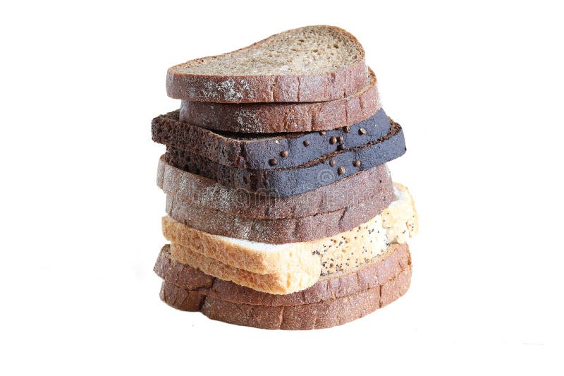 Fresh sliced ??bread. stock illustration. Illustration of brown - 383336897