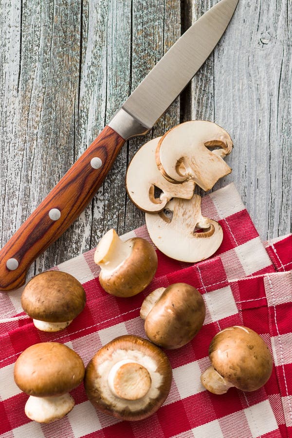 Fresh Sliced Champignon Mushrooms Stock Image - Image of fresh, gourmet ...