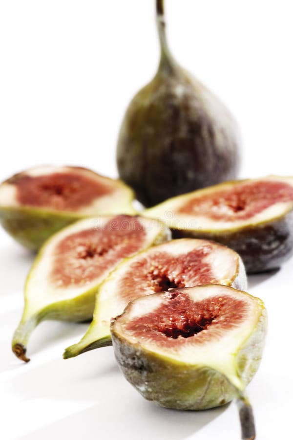 Fresh sliced figs stock photo. Image of fresh, taste - 50474280