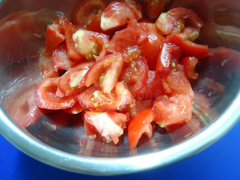 Fresh sliced tomatoes. stock image. Image of fresh, tomatoes - 77233949