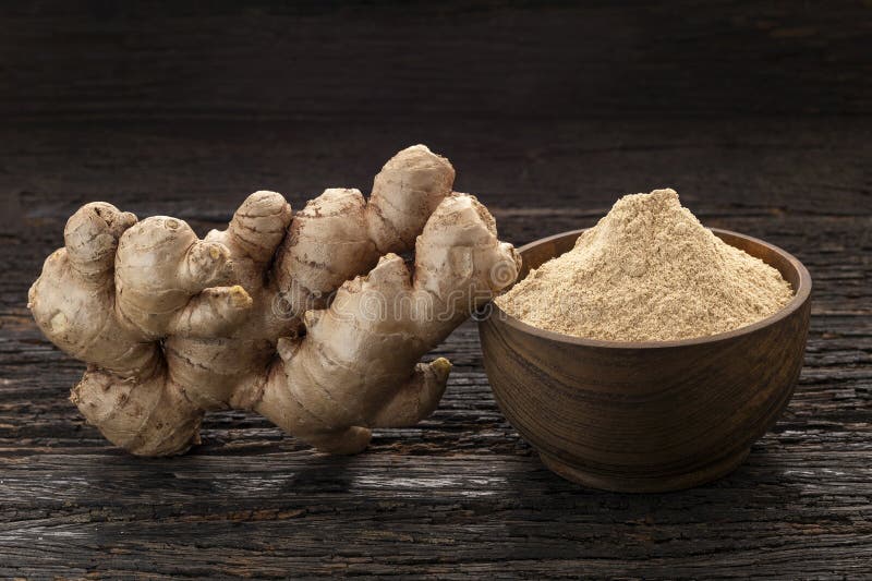 Fresh Sliced â€‹â€‹ginger Root - Zingiber Officinale Powder Stock Photo - Image of herb, sliced ...