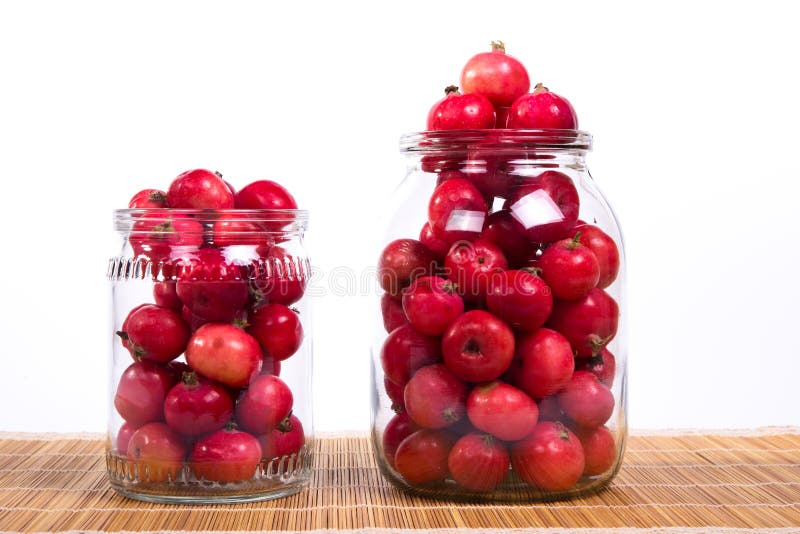 Fresh small red apples stock image. Image of vegetarian - 34048131