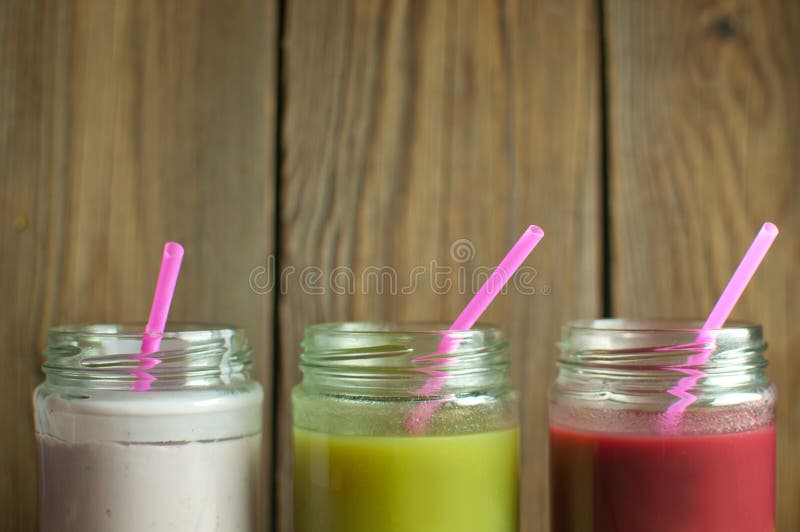 Fresh smoothies stock image. Image of summer, beverage - 48623495
