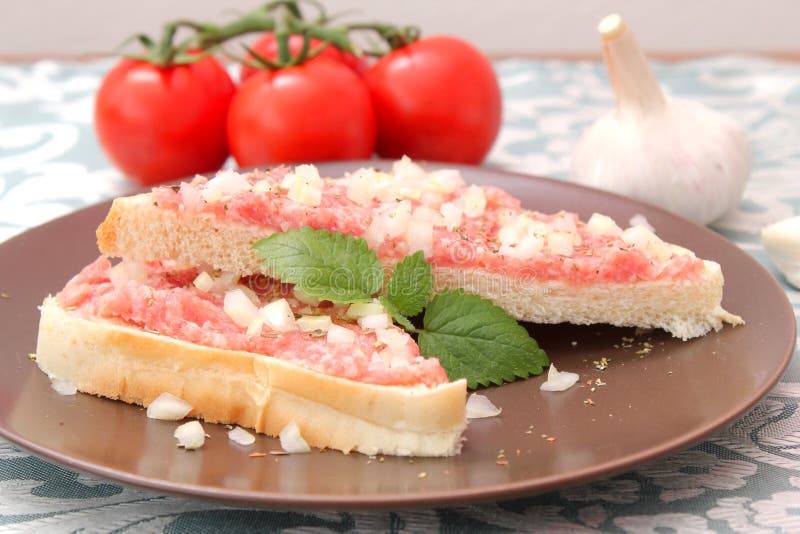 Fresh snack stock image. Image of meat, fresh, buffet - 32296387