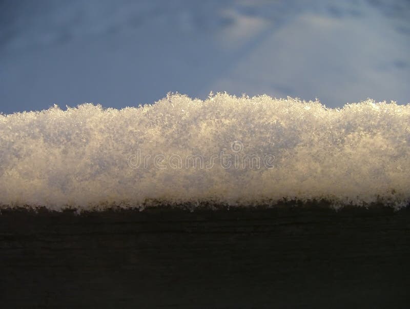 Fresh snow stock image. Image of back, light, snowflakes - 198697
