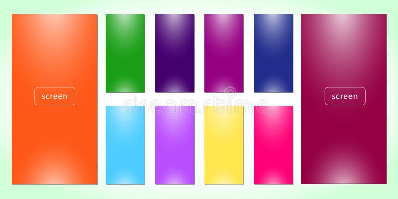 Fresh Soft Color Abstract Gradients. Stock Vector - Illustration of ...