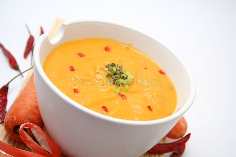 Fresh soup stock image. Image of healthy, food, lunch - 7138707