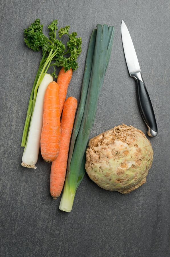 Fresh Soup Cooking Vegetables Stock Photo - Image of kitchen, green ...