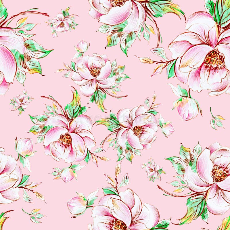 Digital Textile Design Geometrical, Traditional Seamless Pattern for ...