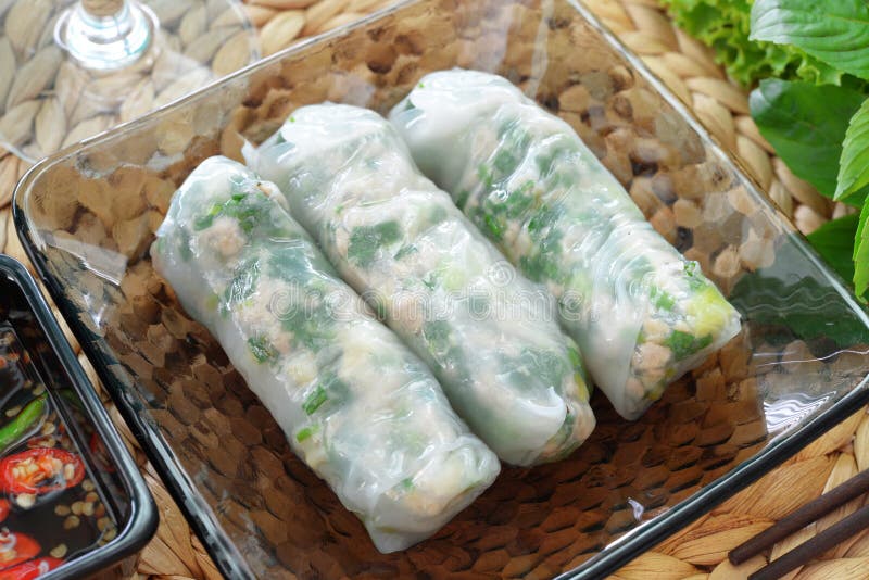 Fresh spring roll stock photo. Image of food, cooking - 28397292