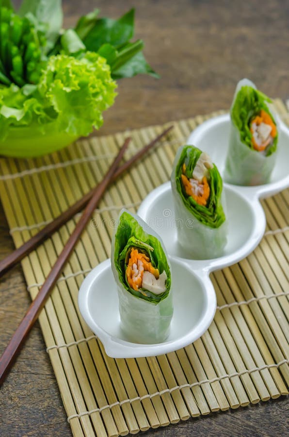 Fresh Spring Roll stock photo. Image of fresh, appetizing - 56172610