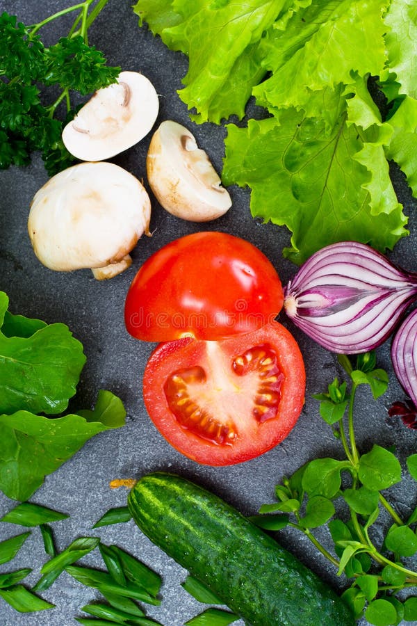 Fresh Spring VeFresh Spring Vegetables, Greensgetables, Greens a Stock ...