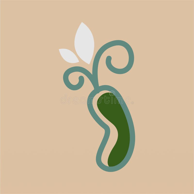 Fresh sprout logo template stock vector. Illustration of green - 271761937