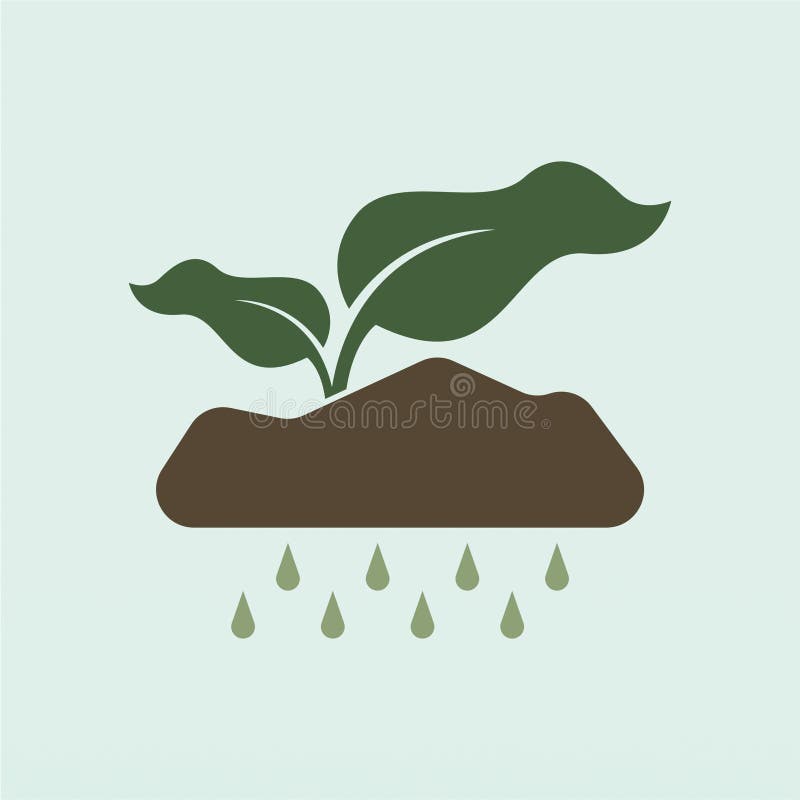 Fresh sprout logo template stock vector. Illustration of company ...