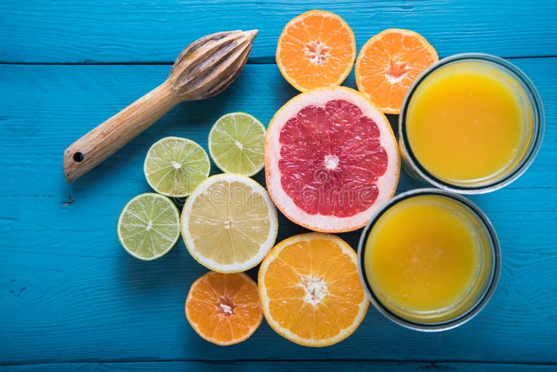Fresh Squeezed Citrus Juice Stock Image - Image of slice, juice: 63364763