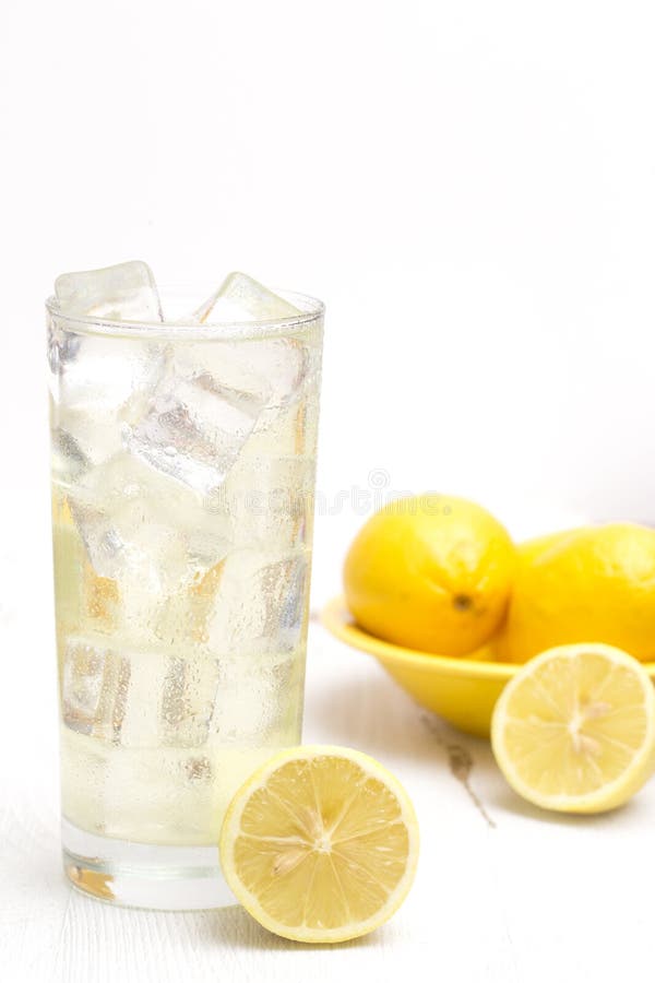 Fresh Lemonade on Ice stock photo. Image of cold, distressed - 120684700