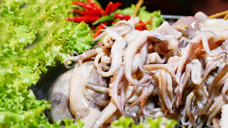 Fresh squid stock photo. Image of cement, fiber, medical - 139499592