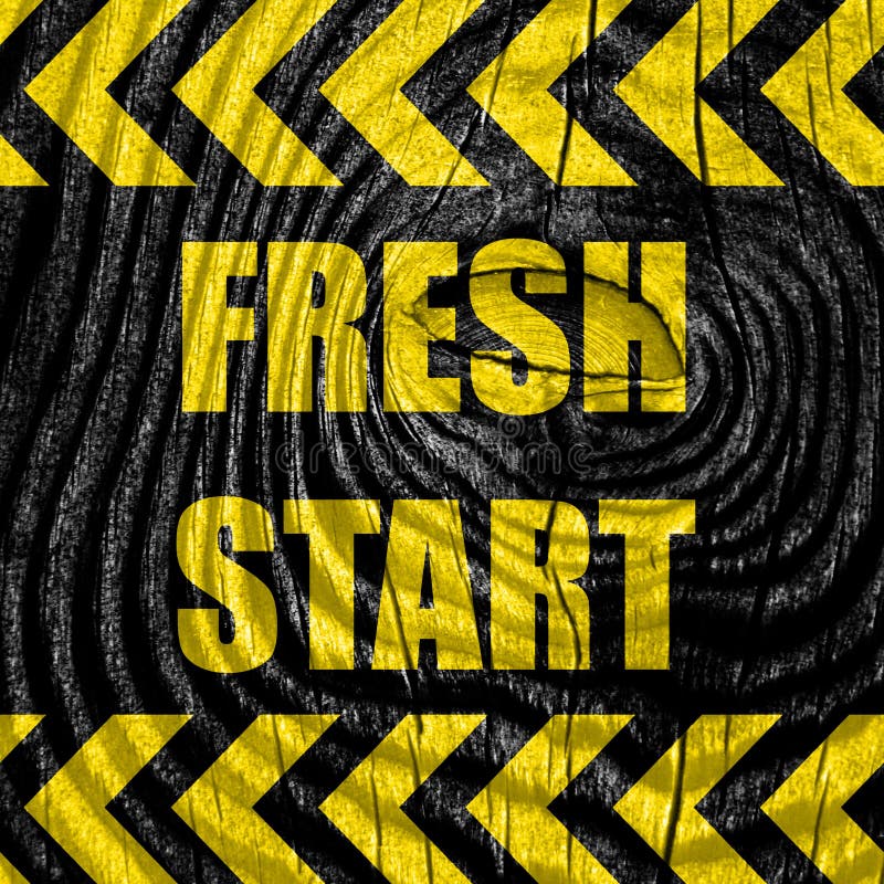 Fresh start sign stock illustration. Illustration of regeneration ...