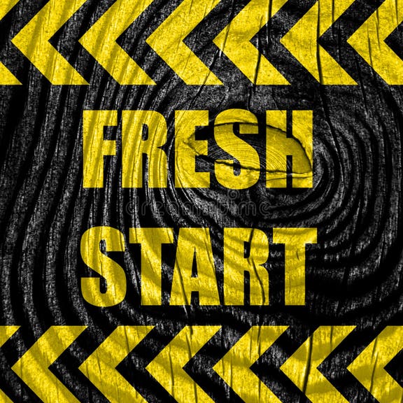 Fresh start sign stock illustration. Illustration of regeneration ...