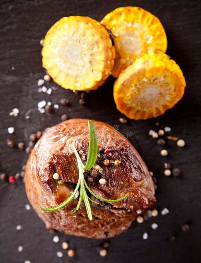 Fresh steak stock image. Image of delicious, sirloin - 39172131