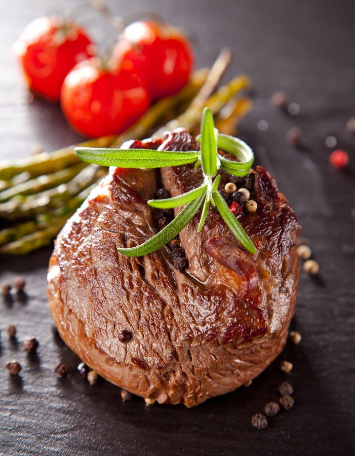 Fresh steak stock photo. Image of delicious, rare, roasted - 39578686