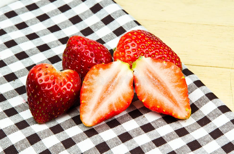 Fresh strawberries stock photo. Image of nutrition, diet - 48895418