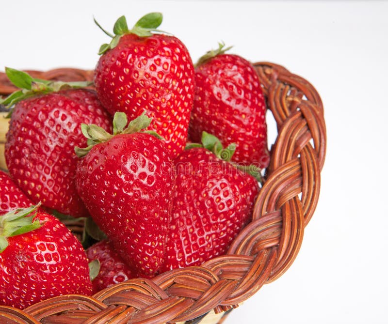 Fresh strawbery stock photo. Image of cream, macro, bunch - 19538754